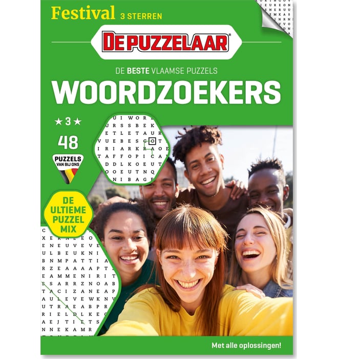 De Puzzelaar - Woordzoekers 3* Festival editie 48 | Wordsearch